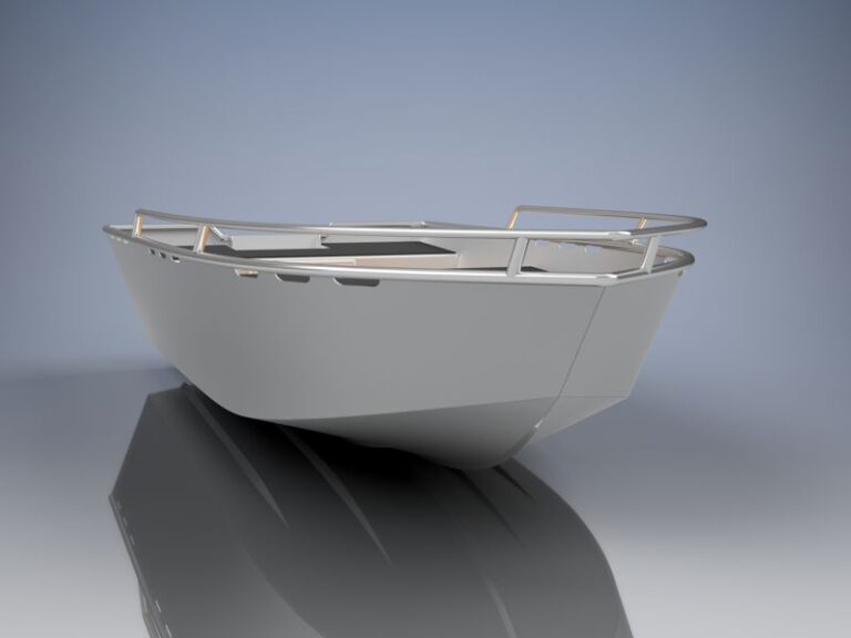10 Foot (3,0m) Aluminum Utility Skiff Plans - Free Boat Plans